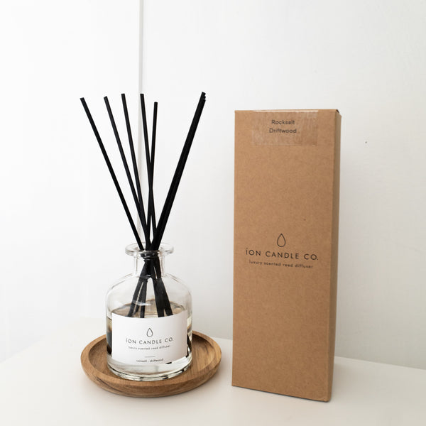 Scented Reed Diffuser - Rocksalt & Driftwood - Ion Candle Co. – Íon ...